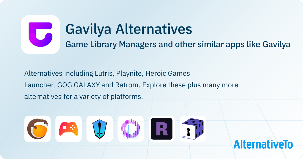Gavilya Alternatives: Top 21 Game Library Managers & Similar Apps ...