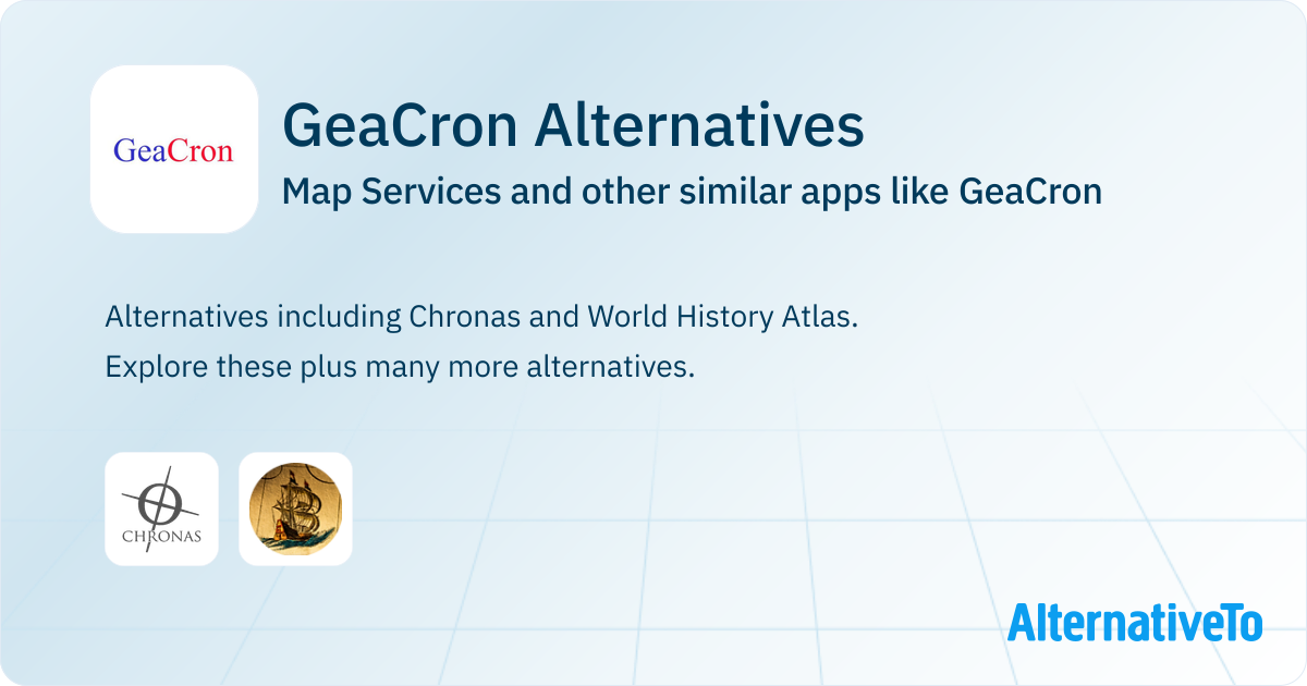 GeaCron Alternatives: Top 2 Map Services & Similar Websites | AlternativeTo