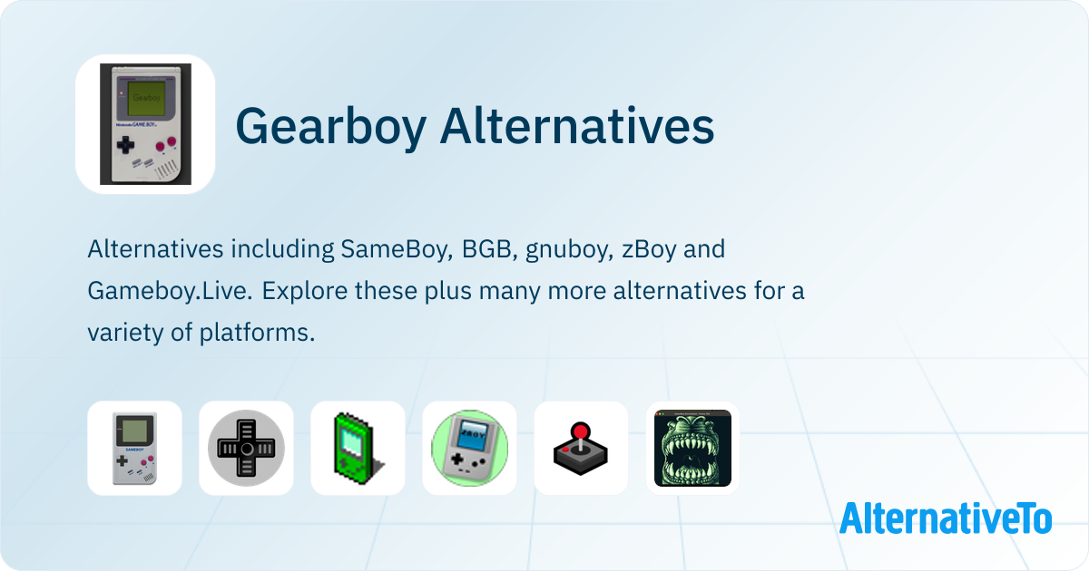 Gearboy Alternatives - Explore Similar Software | AlternativeTo