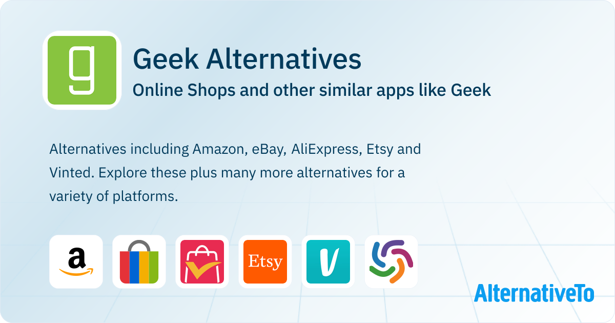 Geek Alternatives: Top 12 Online Shops & Similar Apps | AlternativeTo