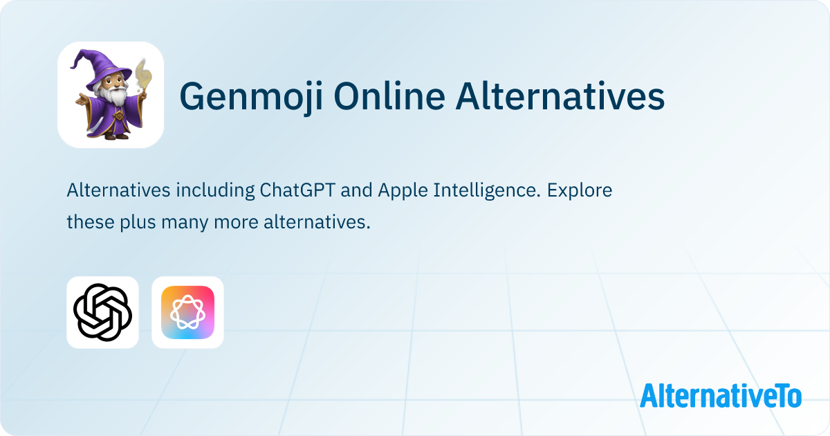 Genmoji Online Alternatives - Explore Similar Sites & Apps | AlternativeTo