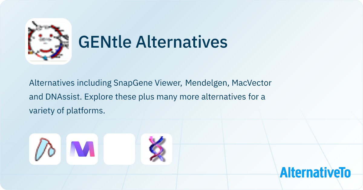 GENtle Alternatives - Explore Similar Software | AlternativeTo