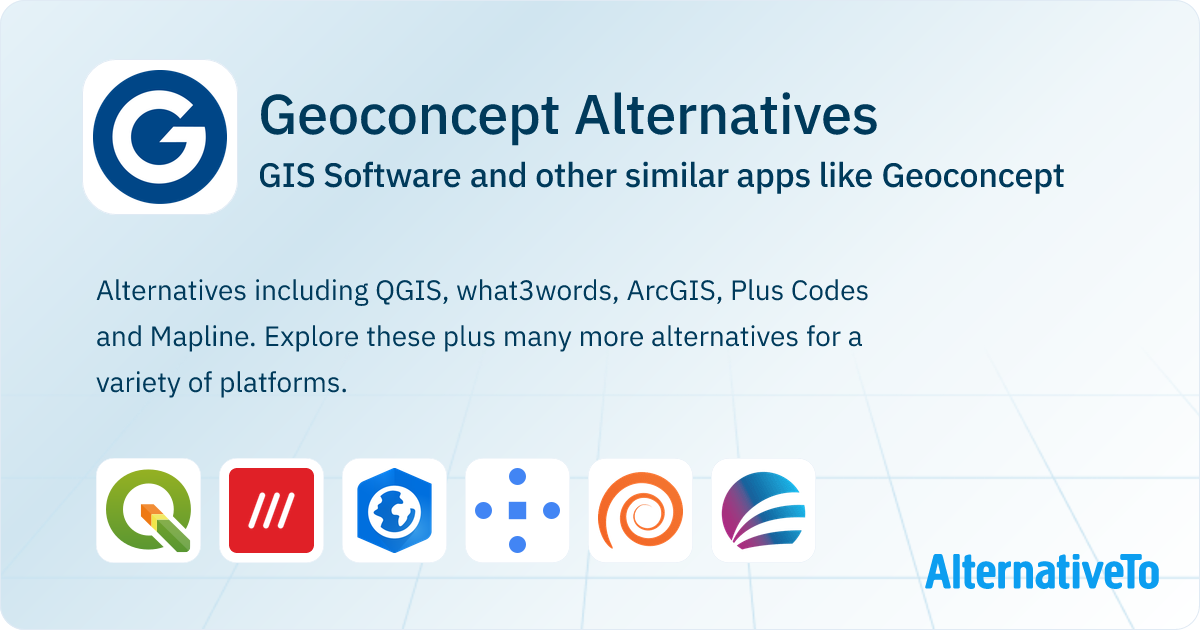 Geoconcept Alternatives: Top 15 GIS Software & Similar Apps | AlternativeTo