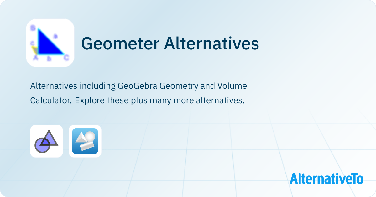 Geometer Alternatives - Explore Similar Software | AlternativeTo