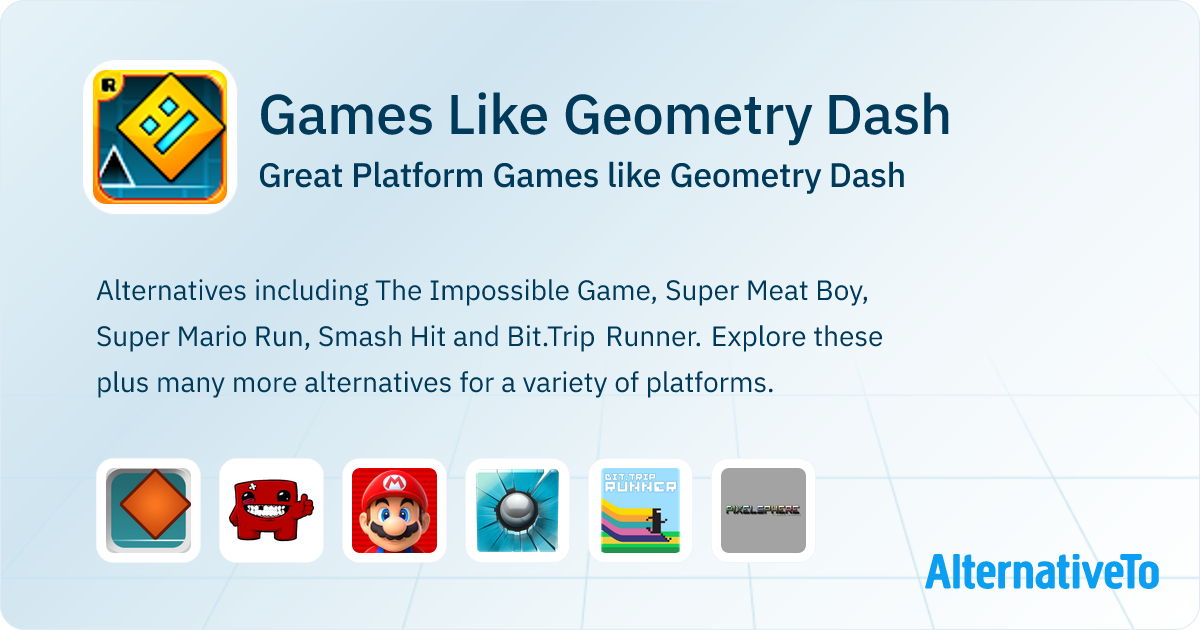 Great Games Like Geometry Dash: Top Platform Games in 2025 | AlternativeTo