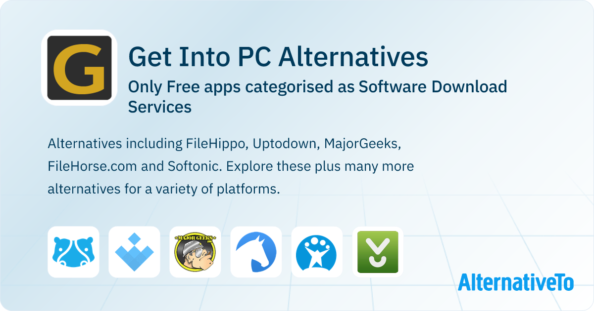 Free Get Into PC Alternatives: Top 17 Software Download Services ...