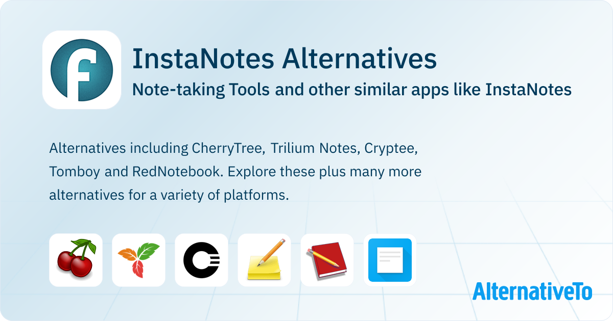 InstaNotes Alternatives: Top 12 Note-taking Tools & Similar Websites ...