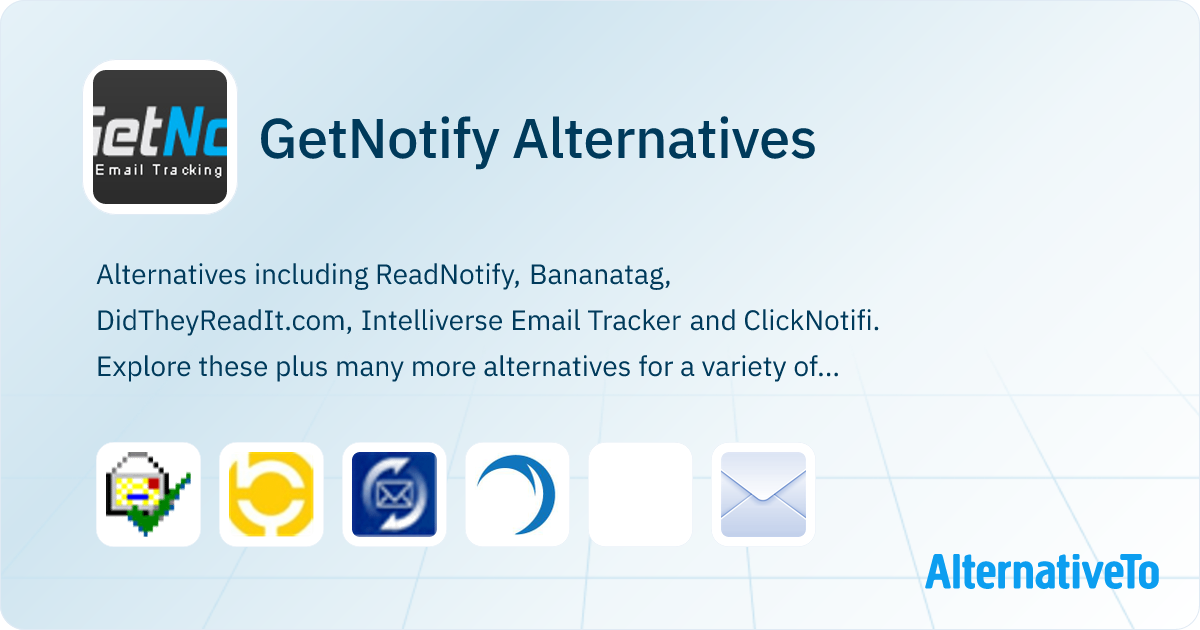 GetNotify Alternatives - Explore Similar Sites & Apps | AlternativeTo