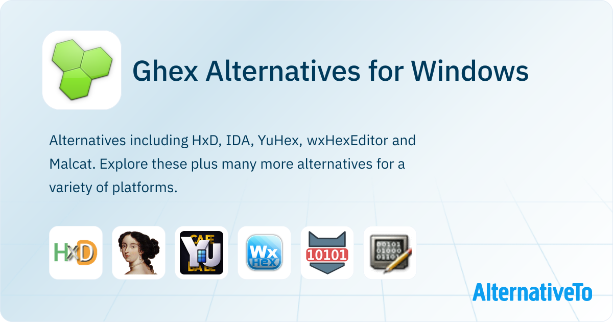 Ghex Alternatives for Windows: Top 21 Hex Editors & Similar Apps ...