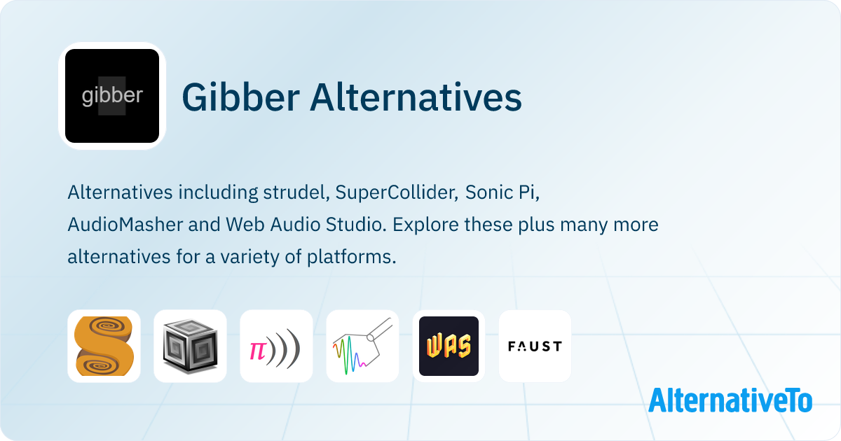 Gibber Alternatives - Explore Similar Sites & Apps | AlternativeTo