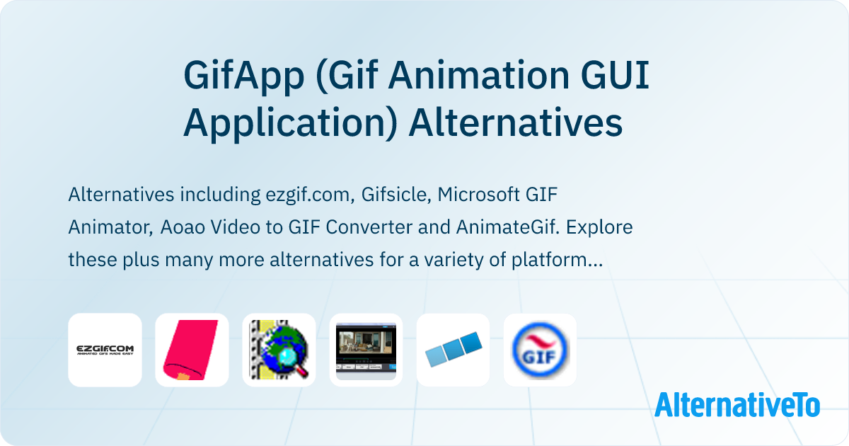 GifApp (Gif Animation GUI Application) Alternatives - Explore Similar ...