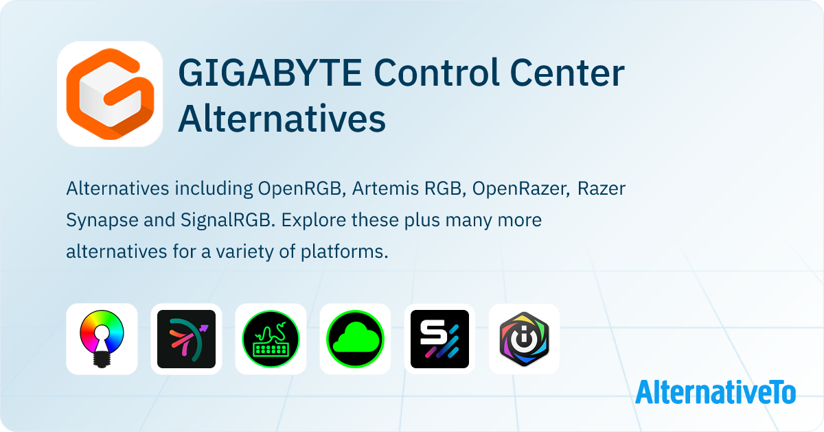 GIGABYTE Control Center Alternatives - Explore Similar Software ...