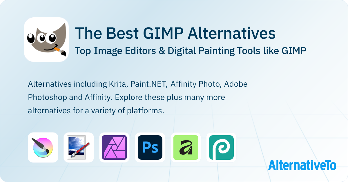 Best GIMP Alternatives: Top Image Editors in 2025 | AlternativeTo