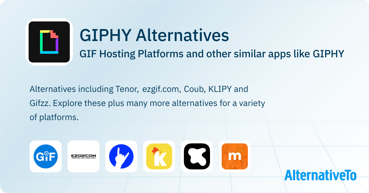 GIPHY Alternatives: Top 22 GIF Hosting Platforms & Similar Apps ...