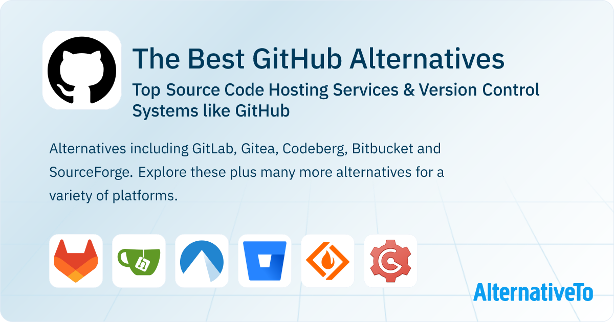 Free GitHub Alternatives: Top 12 Source Code Hosting Services | AlternativeTo