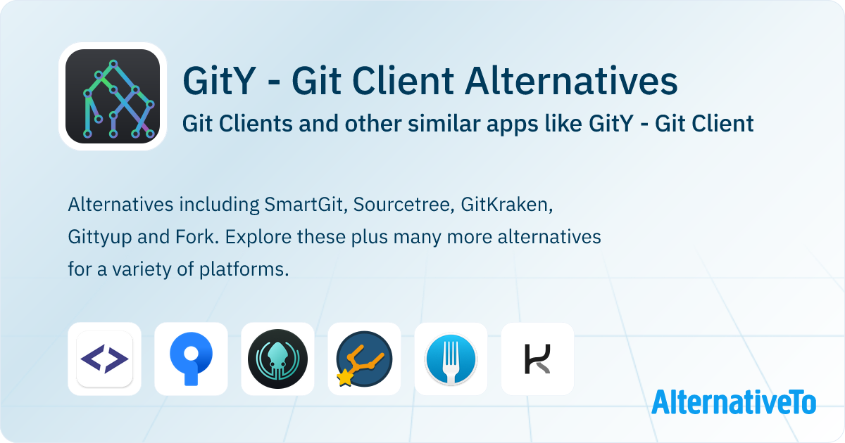 GitY - Git Client Alternatives: Top 12 Git Clients & Similar Apps | AlternativeTo