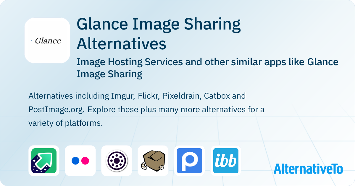 Glance Image Sharing Alternatives: Top 12 Image Hosting Services ...