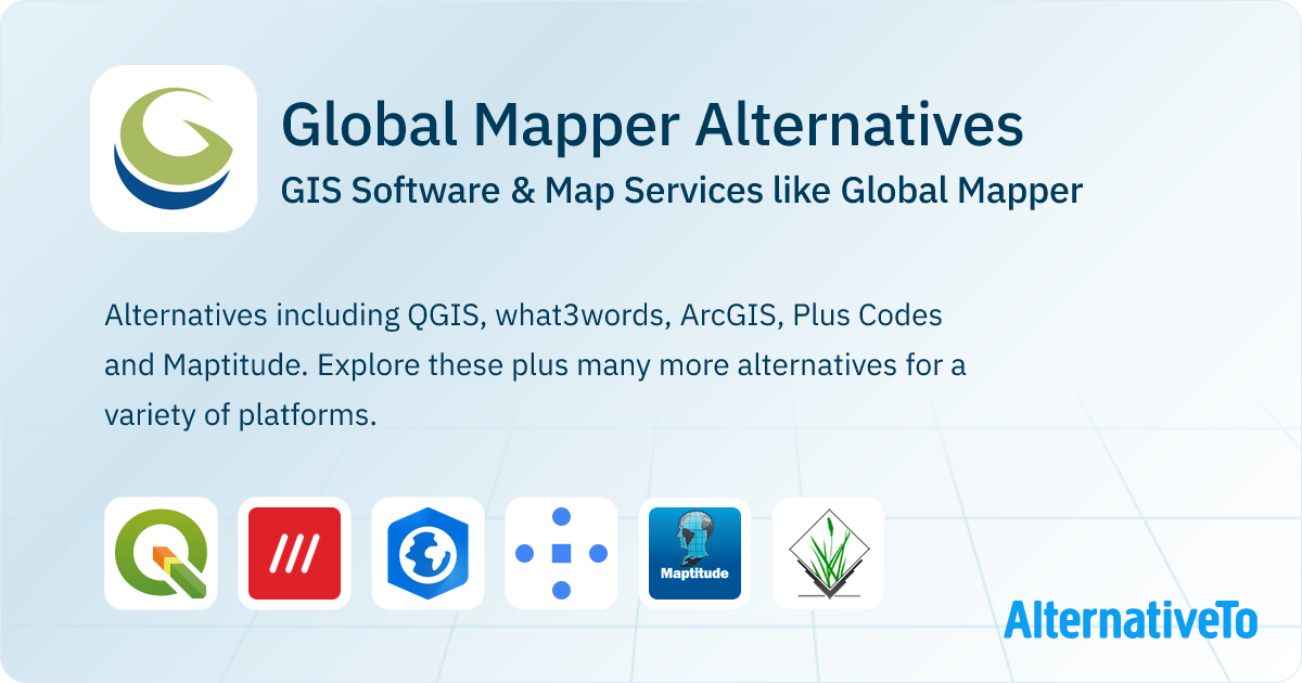 Global Mapper Alternatives: Top 20 GIS Software & Map Services ...