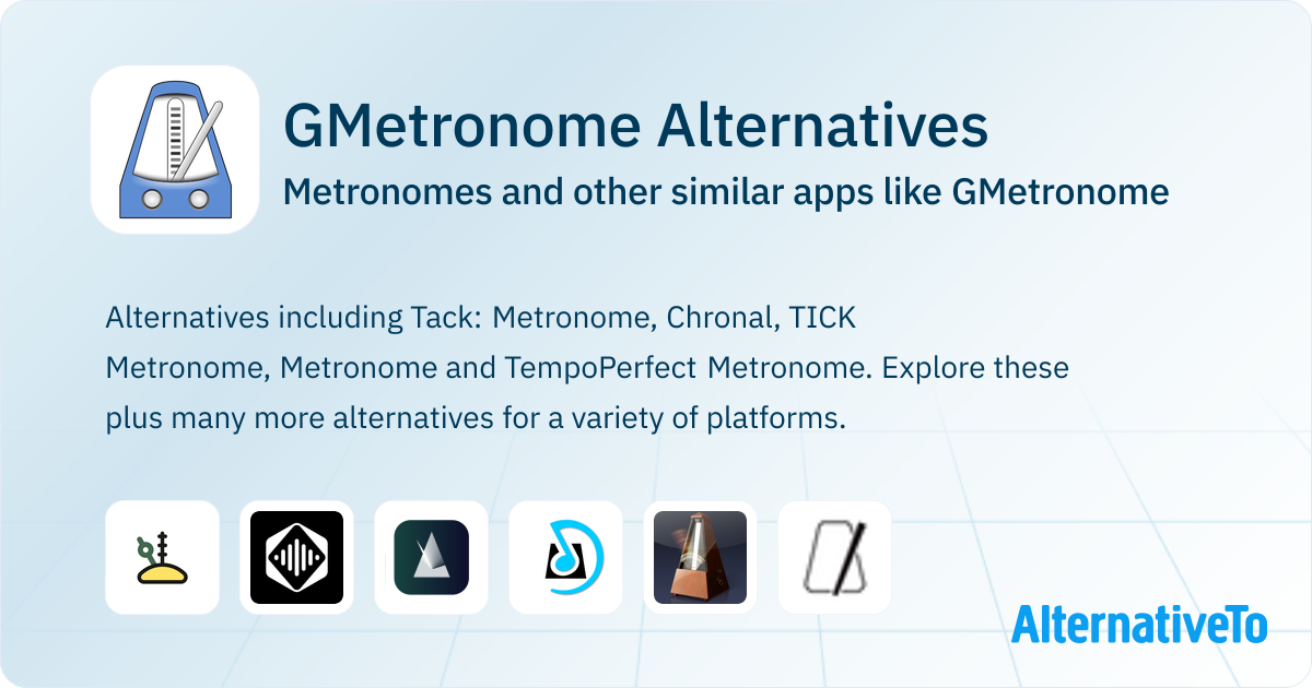 GMetronome Alternatives: Top 12 Metronomes & Similar Apps | AlternativeTo