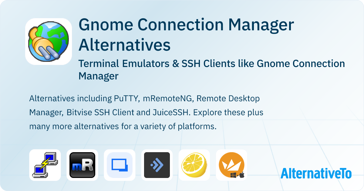 Gnome Connection Manager Alternatives: Top 12 Terminal Emulators ...