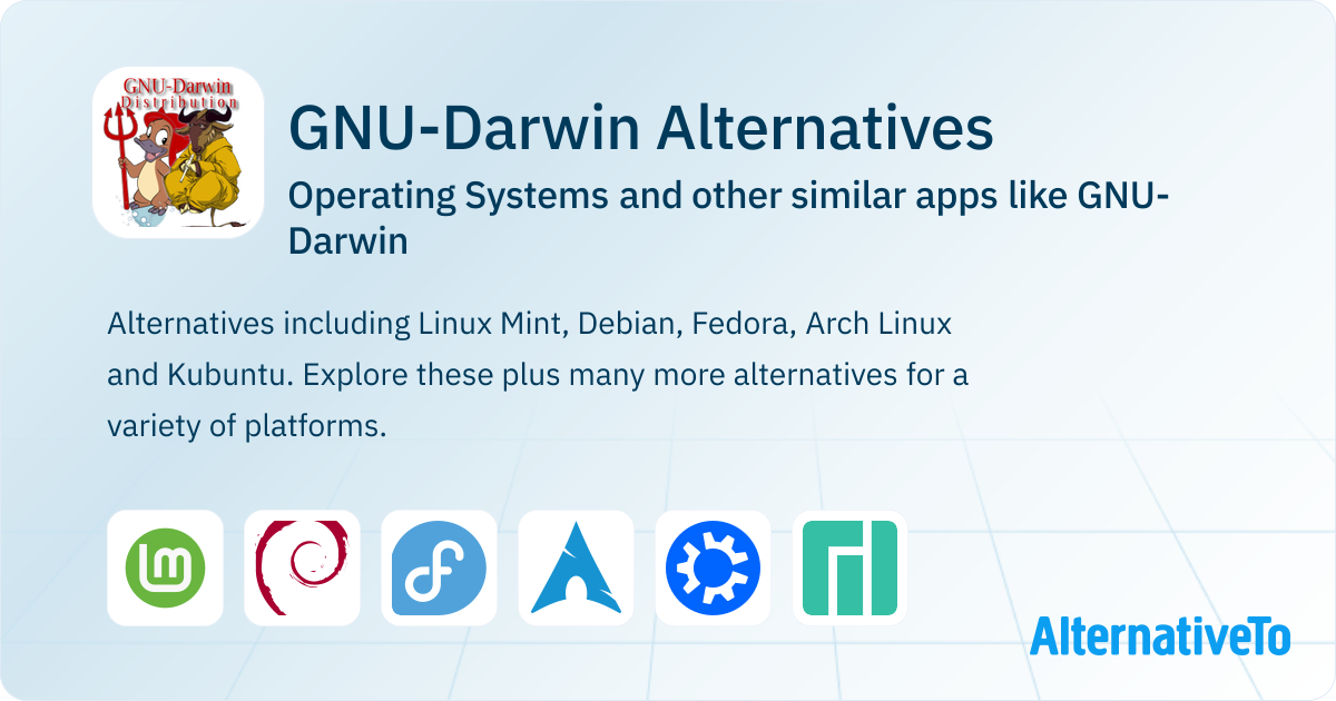 GNU-Darwin Alternatives: Top 12 Operating Systems & Similar Apps ...