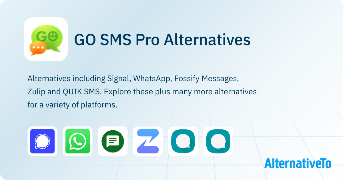 GO SMS Pro Alternatives - Explore Similar Apps | AlternativeTo