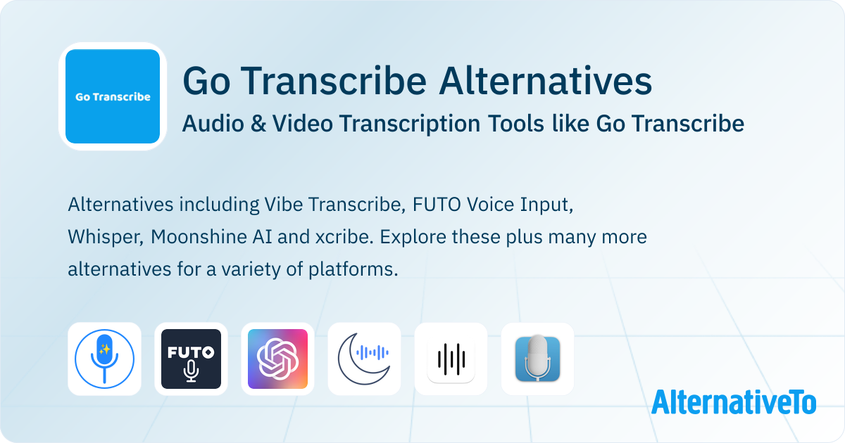 Go Transcribe Alternatives: Top 12 Audio Transcription Tools ...