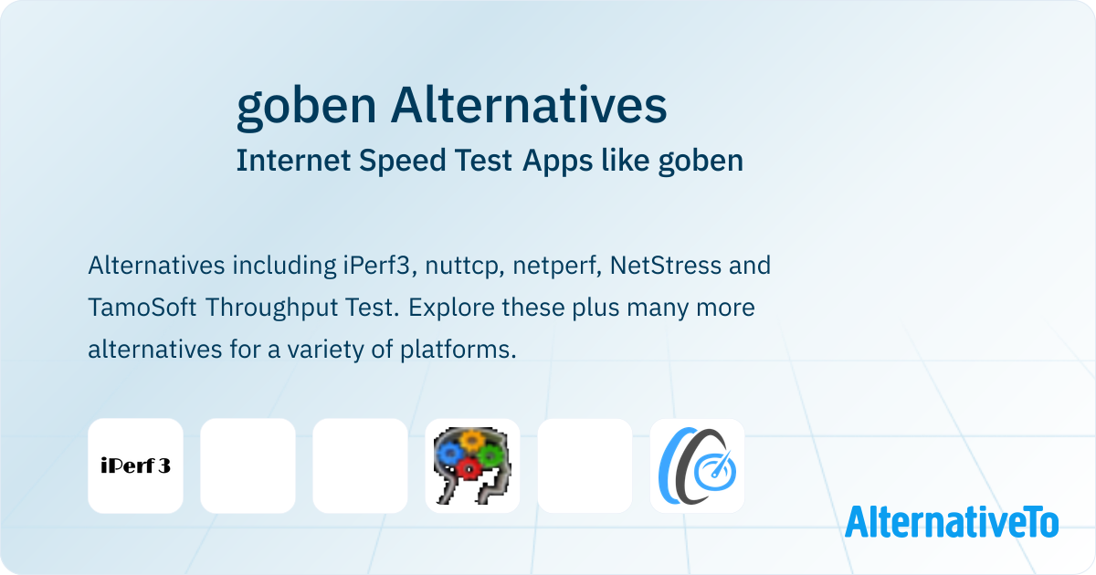 goben Alternatives: Top 8 Internet Speed Test & Similar Apps ...