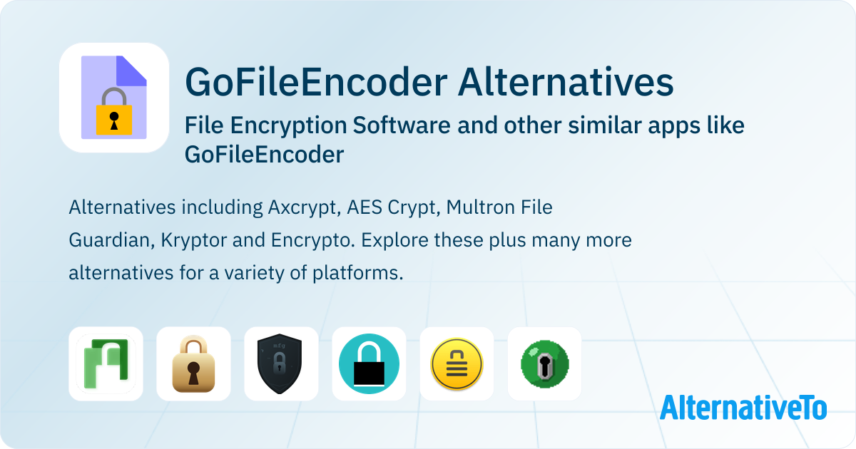 GoFileEncoder Alternatives: Top 8 File Encryption Software & Similar ...