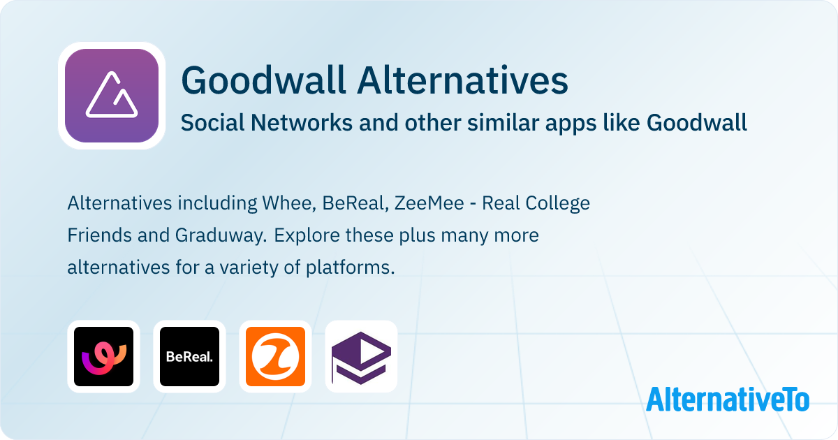 Goodwall Alternatives: Top 4 Social Networks & Similar Apps | AlternativeTo