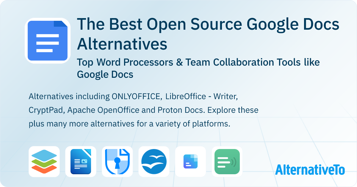 Open Source Google Docs Alternatives: Top 12 Word Processors ...