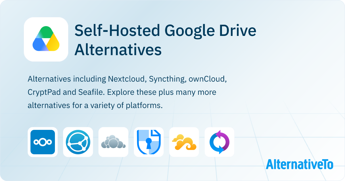 Google Drive Alternatives: Top 12 Self-Hosted Cloud Storage Services ...