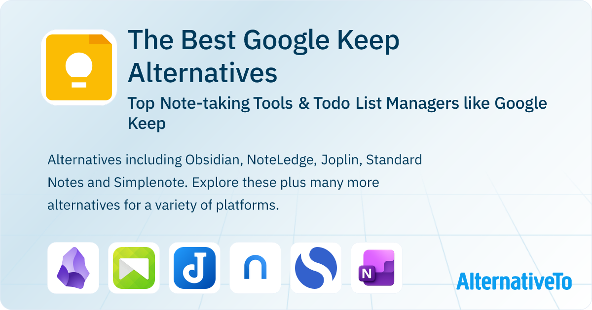 Best Google Keep Alternatives: Top Note-taking Tools in 2026 ...