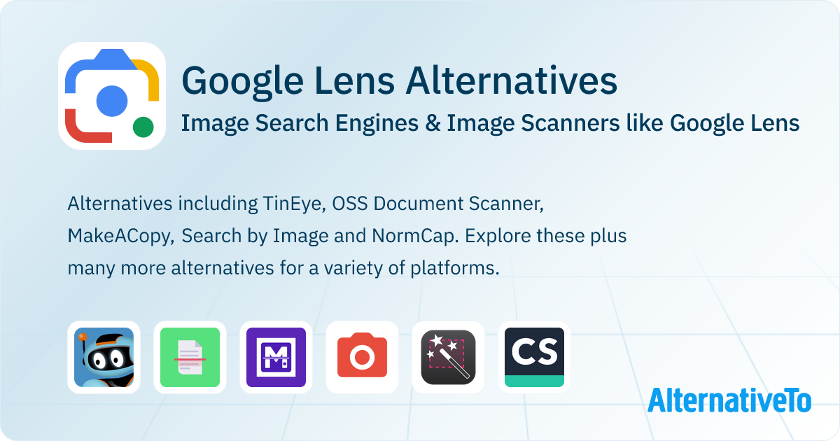 Google Lens Alternatives: Top 12 Image Search Engines | AlternativeTo