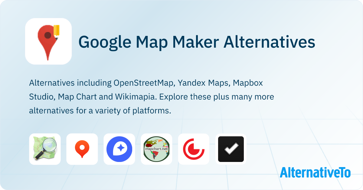 Google Map Maker Alternatives - Explore Similar Sites & Apps ...