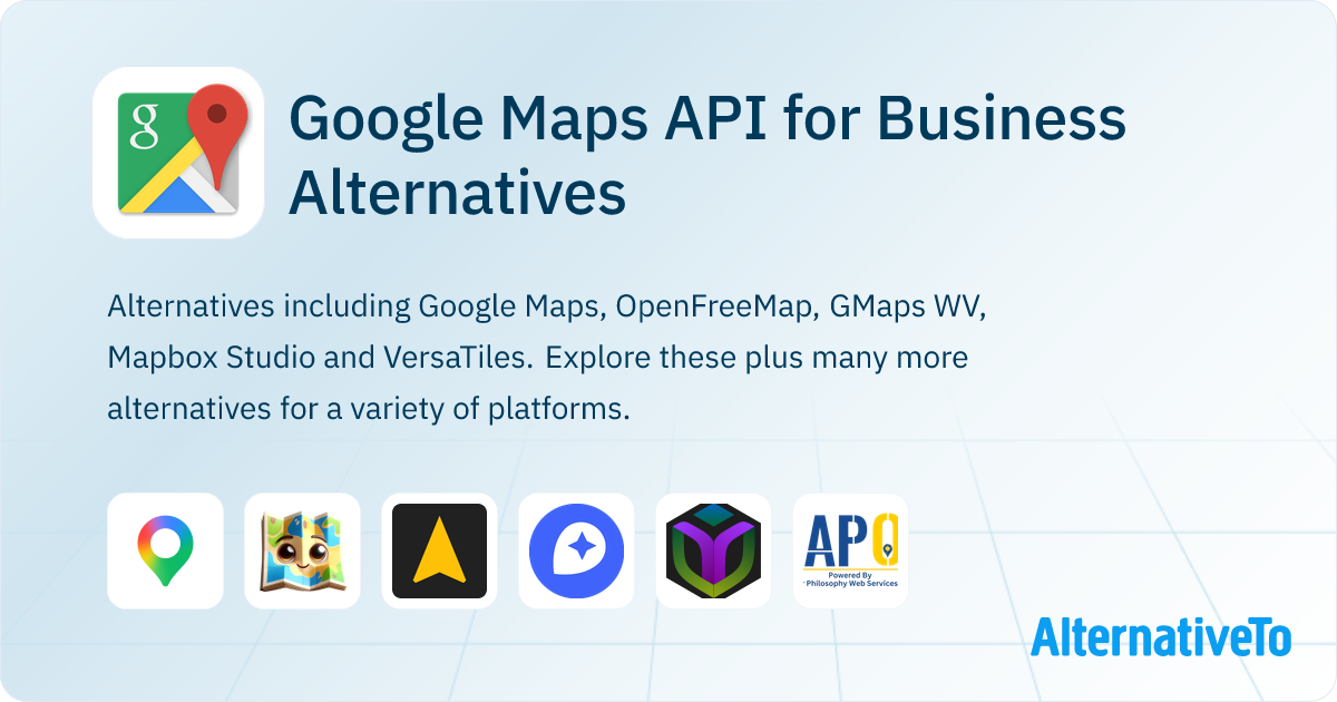Google Maps API for Business Alternatives - Explore Similar Sites ...