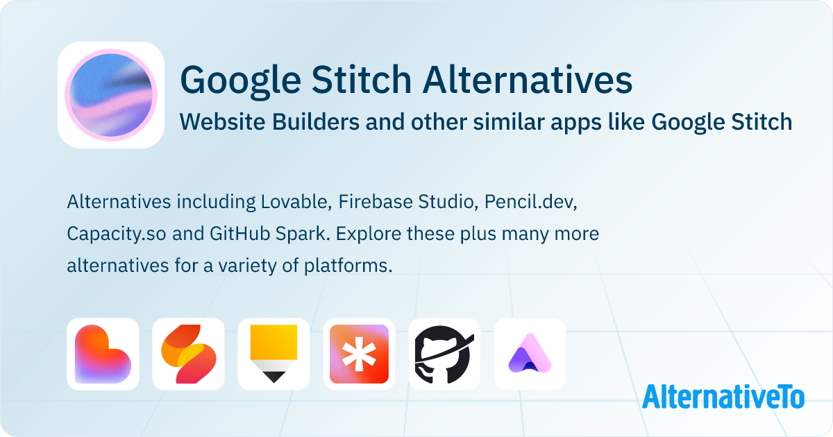 Google Stitch Alternatives: Top 12 Website Builders & Similar Websites ...