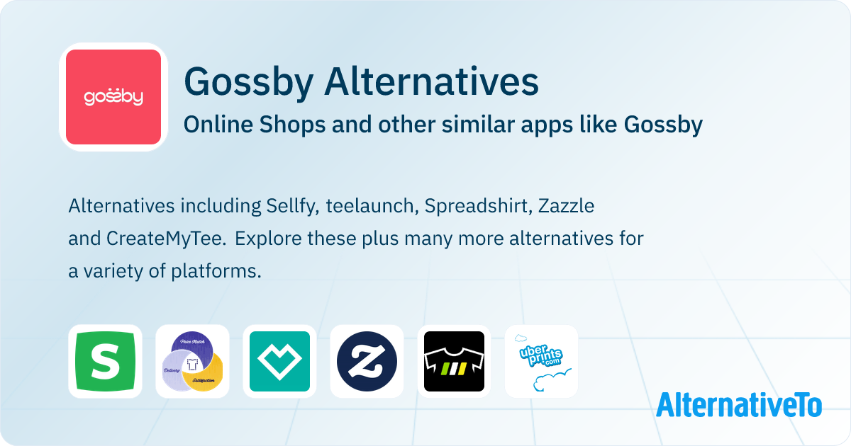 Gossby Alternatives: Top 9 Online Shops & Similar Websites | AlternativeTo