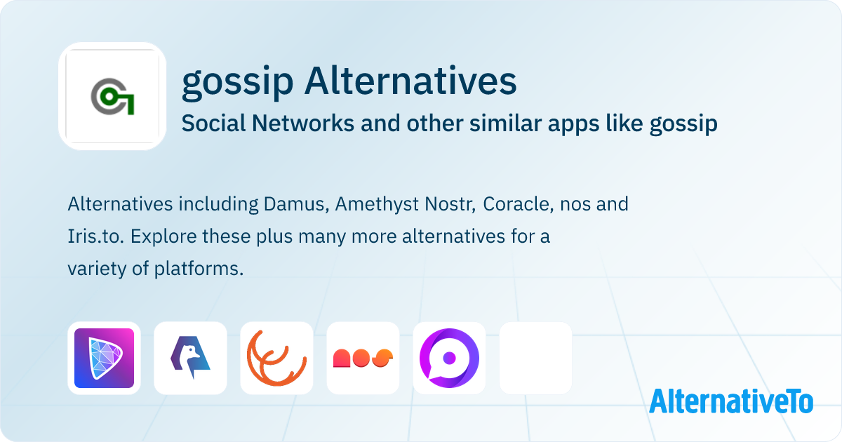 gossip Alternatives: Top 17 Social Networks & Similar Apps | AlternativeTo