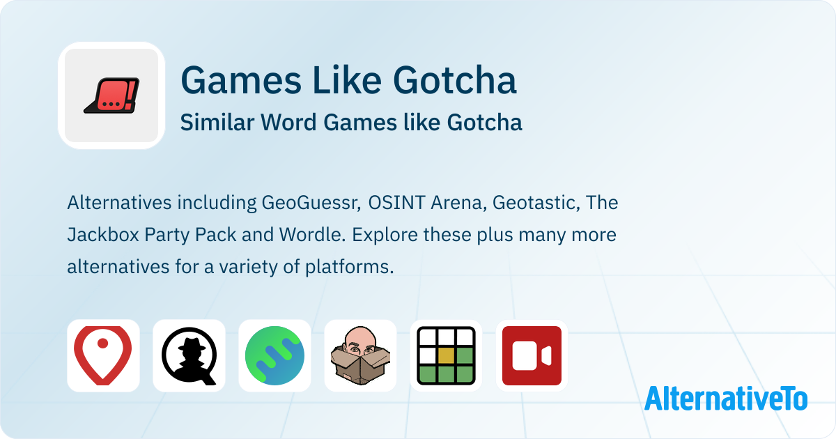 Games Like Gotcha: Similar Word Games 2026 | AlternativeTo
