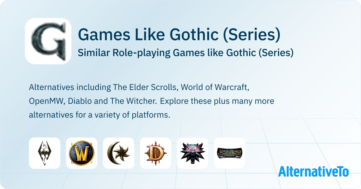 Games Like Gothic (Series): Similar Role-playing Games | AlternativeTo