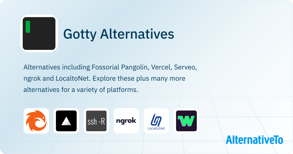 Gotty Alternatives - Explore Similar Software | AlternativeTo