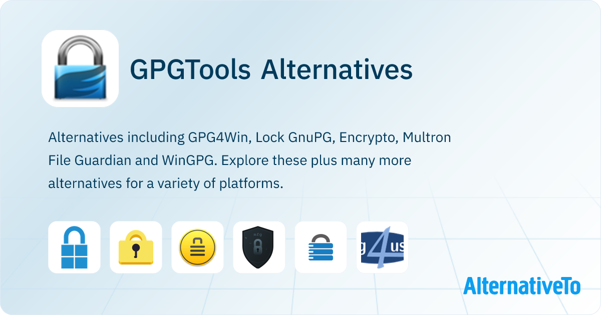 GPGTools Alternatives - Explore Similar Software | AlternativeTo