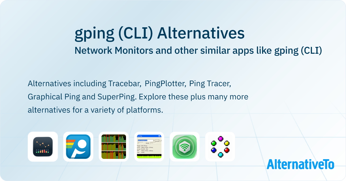 gping (CLI) Alternatives: Top 18 Network Monitors & Similar Apps ...