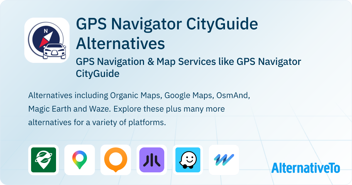GPS Navigator CityGuide Alternatives: Top 12 GPS Navigation Services ...