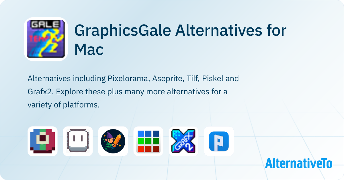 GraphicsGale Alternatives for Mac: Top 17 Image Editors | AlternativeTo