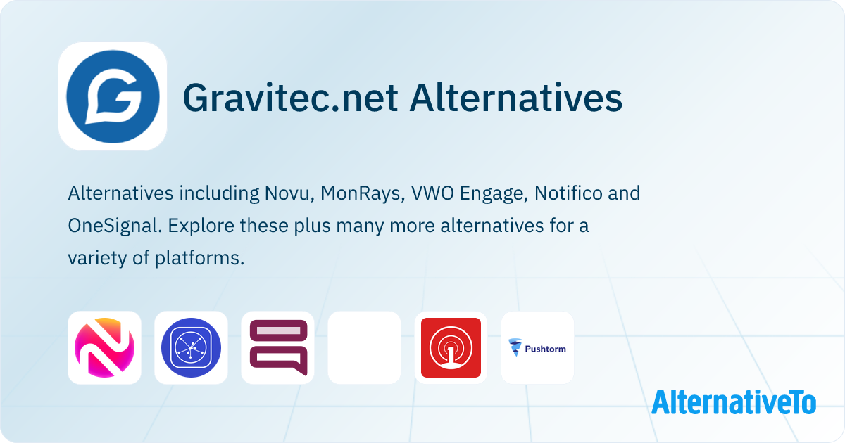 Gravitec.net Alternatives - Explore Similar Apps & Services | AlternativeTo