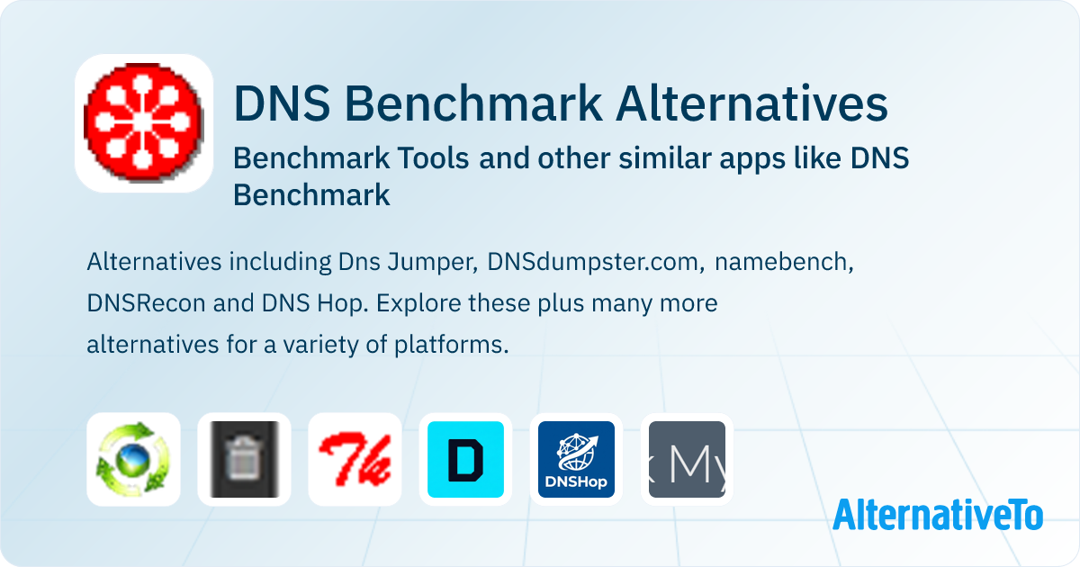 DNS Benchmark Alternatives: Top 6 Benchmark Tools & Similar Apps ...