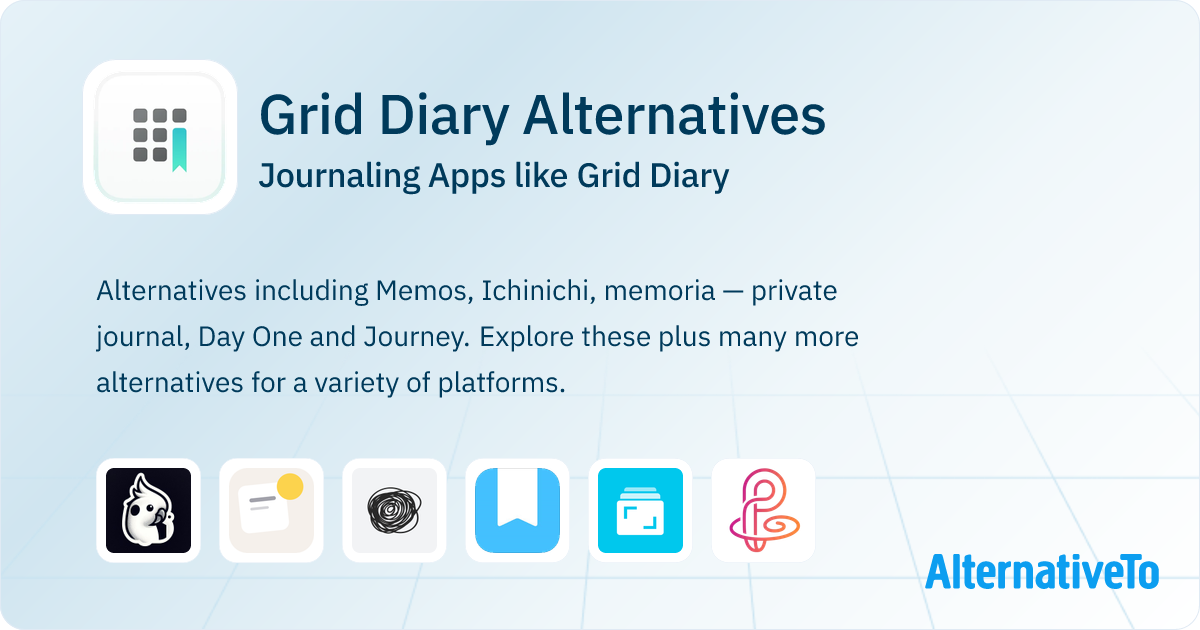 Grid Diary Alternatives: Top 12 Journaling & Similar Apps | AlternativeTo