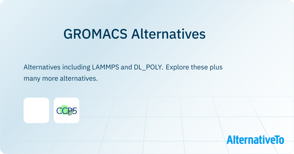 GROMACS Alternatives - Explore Similar Software | AlternativeTo